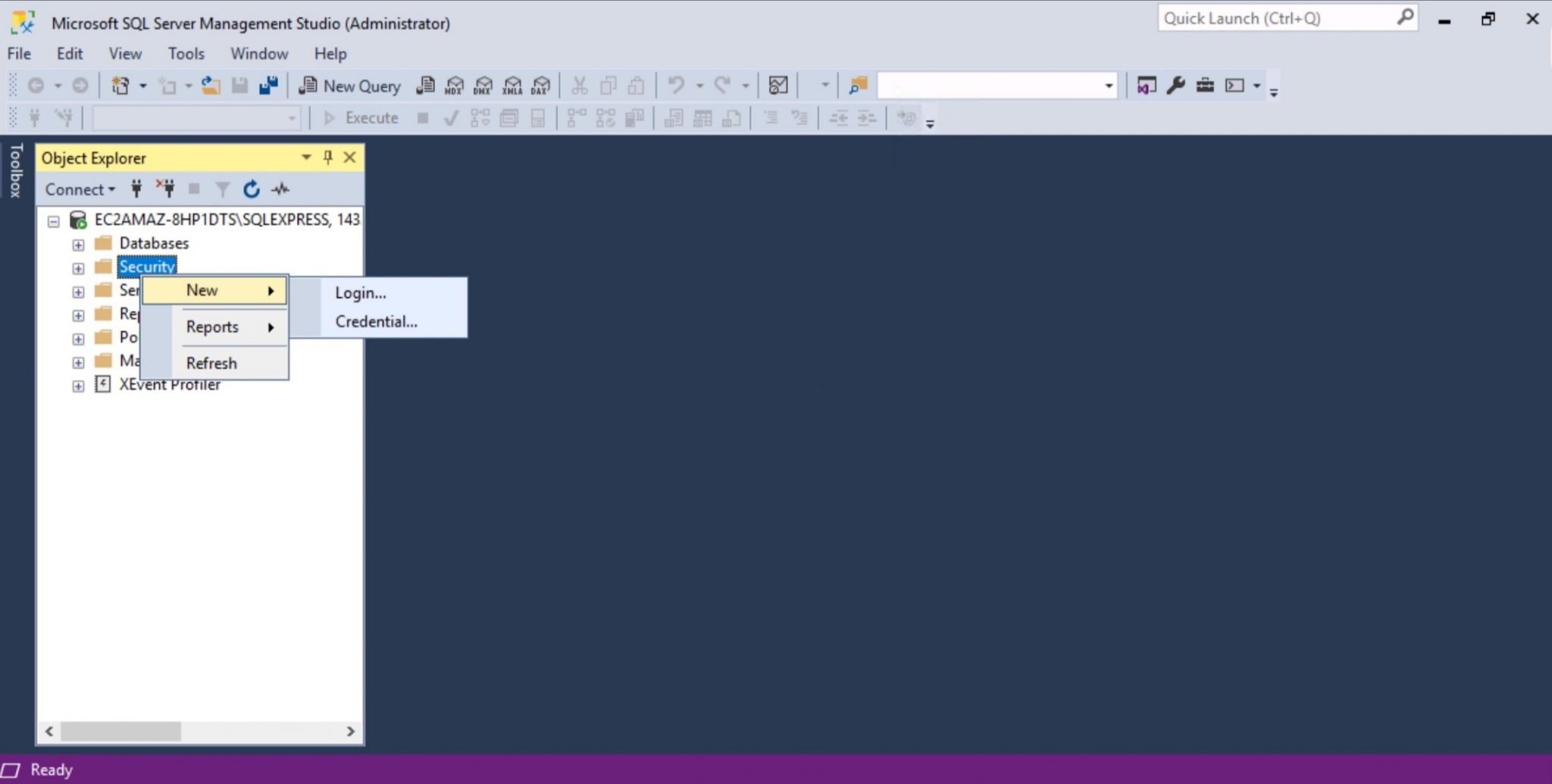 How to install SQL Server database for SonarQube